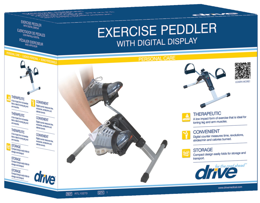 Exercise Peddler with Electronic Display